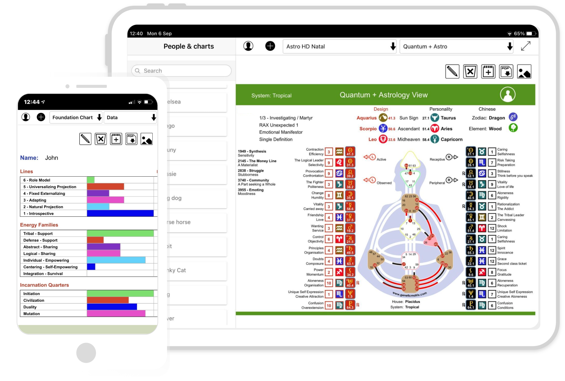 Genetic Matrix – Human Design and Astro HD Services